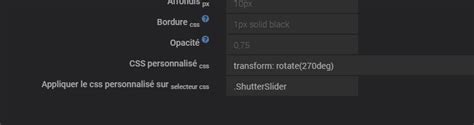 Difficulté Utilisation Sélecteur Css Pour Tourner Un Widget Dans Un