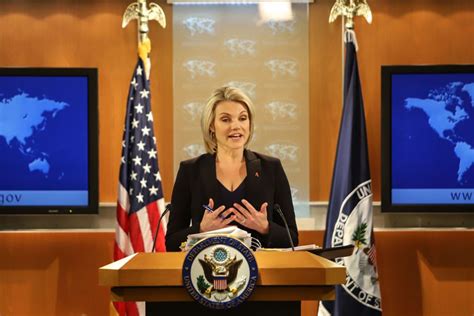 Former Fox News Host Heather Nauert Withdraws From Consideration To