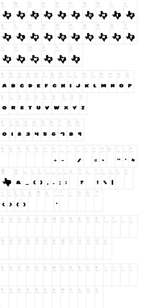 Texas Font