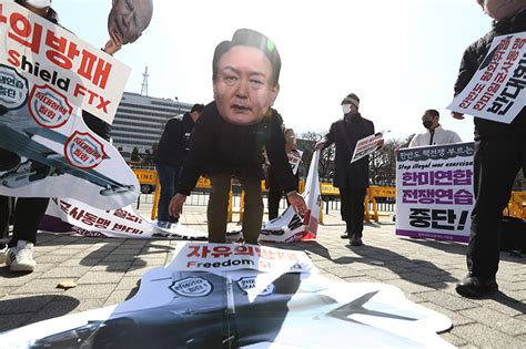 윤석열 한반도 전쟁 위기 고조시키는 전쟁연습 중단하라 민중의소리