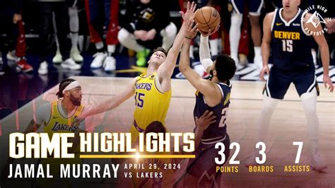 Los Angeles Lakers Vs Denver Nuggets Game 1 Full Highlights 2024 Wcr1