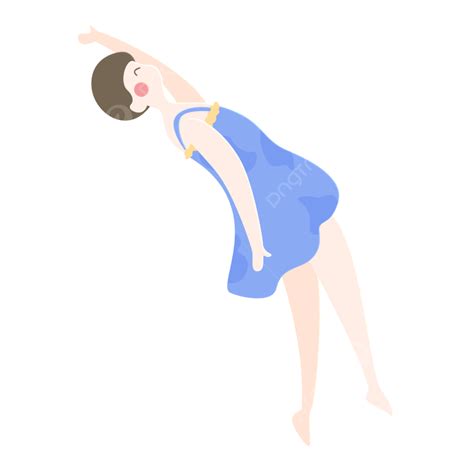 Hand Drawn Elements PNG Picture Hand Drawn Cartoon Cute Wind Girl Png Element Girl Decorate