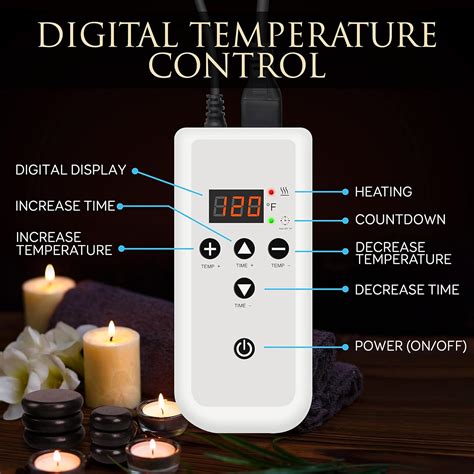 Hot Stone Massage Kit Portable Heated Rock Therapy Australia Ubuy
