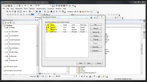 New Network Dataset A Gis Arcmap 100 Sp3 Video Tutorial By Gregory Lund Youtube