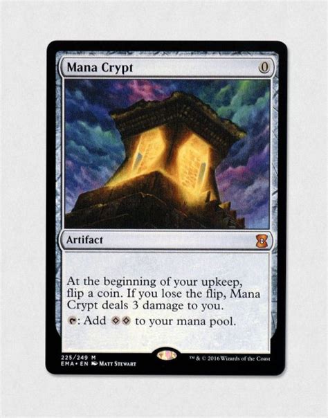 Mana Crypt 225 Holo From Eternal Masters Ema Mtg Proxy Magic Cardplus