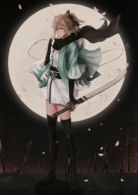 Épinglé Par Zelan Sur Fateseries Okita Souji Saber Femme Manga