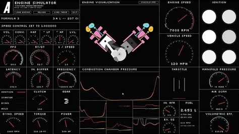Atg Engine Simulator Mecachrome V634 Formula 3 Engine Youtube