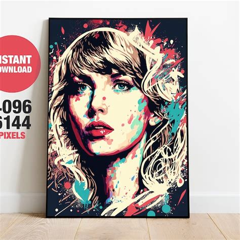 Taylow Swift Poster Etsy Uk