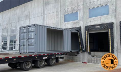 Modified Container Shipping Container Transport