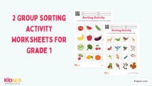 2 Group Sorting Activity Worksheet For Grade 1 Kidpid
