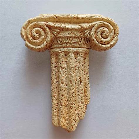 Ionic Broken Column Magnet Greek Souvenirs Store
