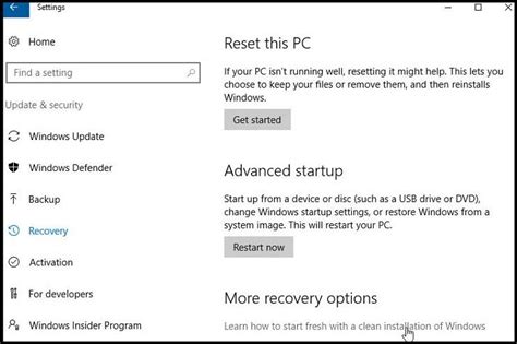 How To Clean Up Windows 10 With The Refresh Windows Tool Digital Fitness Networks Llc