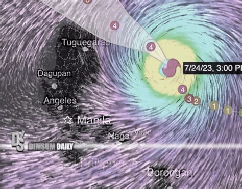 Super Typhoon Doksuri Approaches Northern Philippines Triggering