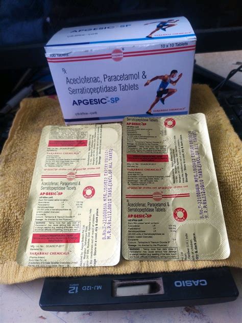 Ap Gesic Sp Tablets At Rs 11200strip Of 10 Tablets Zerodol P