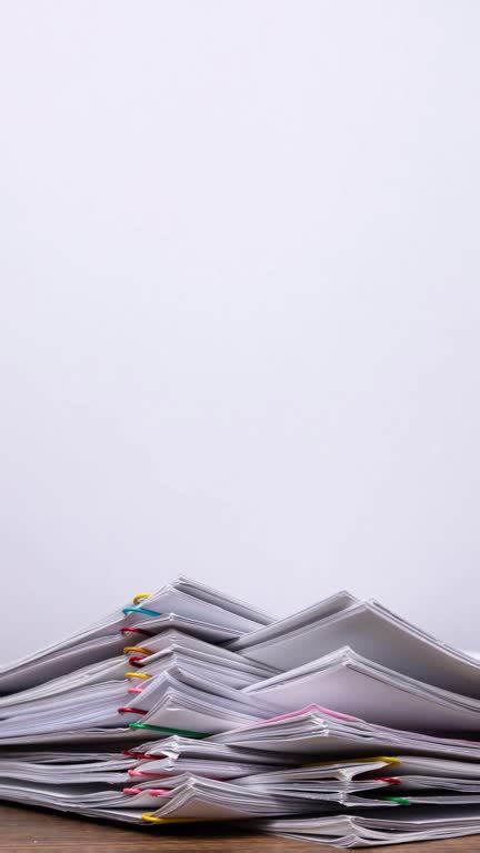 Download Free Paper Stack Stock Video Footage Hd And 4k Videos