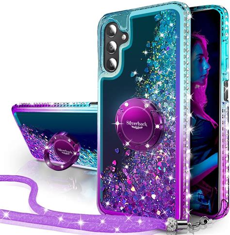 Miss Arts Für Samsung Galaxy A54 5g Hülle Mädchen Frauen Glitzer