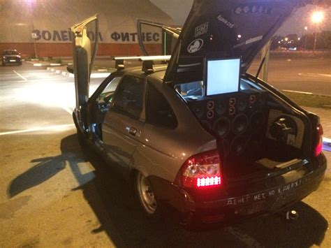 Установка монитора в приору, Багажник Pimp My Ride — Lada Приора ...