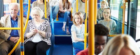 Busy Bus Transportation Riders United