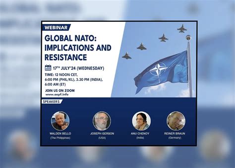 Webinar Global Nato Implications And Resistance Campaign For Peace Disarmament And Common