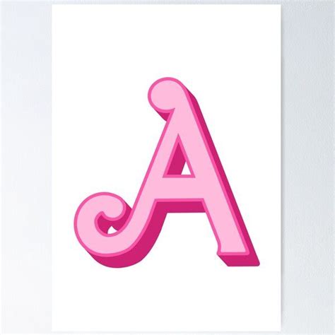 Barbie Initial L Poster For Sale By Hannah Cohen In 2024