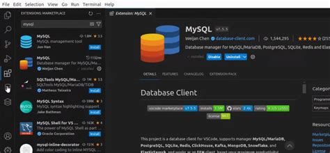 DigitalEducas Conexión de Visual Studio Code y MySQL