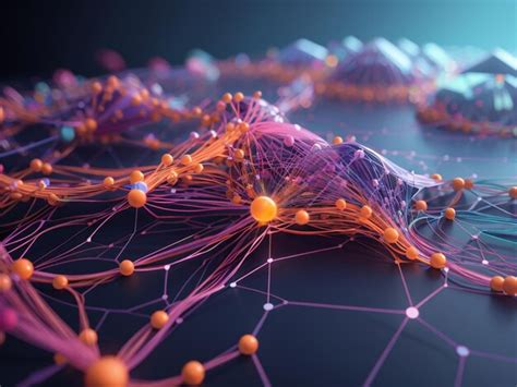 Premium Ai Image Virtual Network Visualization Mapping Digital Pathways