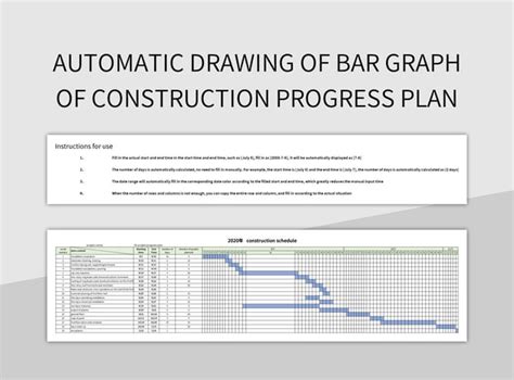 Free Progress Bar Chart Templates For Google Sheets And Microsoft Excel Slidesdocs