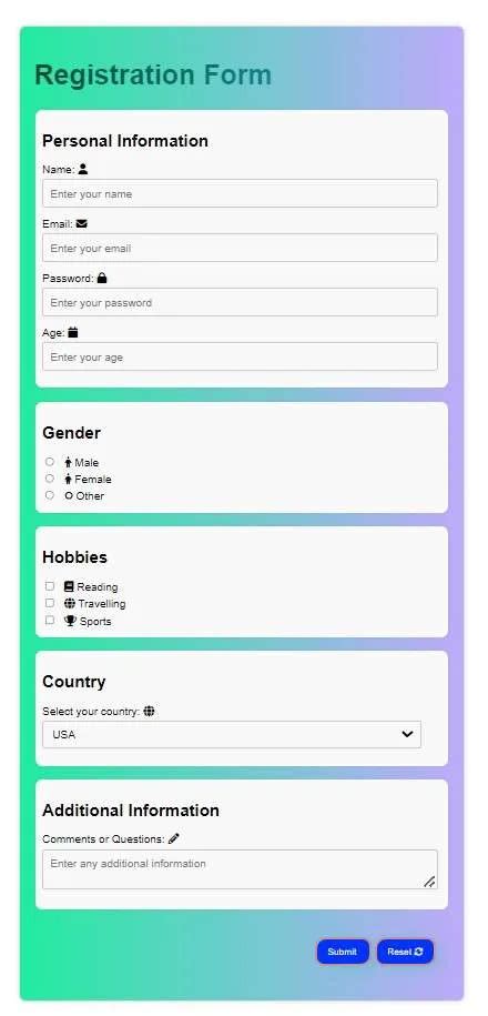 How To Create A Stylish And Responsive Registration Form With Popup