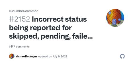 Incorrect Status Being Reported For Skipped Pending Failed Steps V1603 · Issue 2152