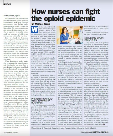 How Nurses Can Fight The Opioid Epidemic Physician Patient Alliance