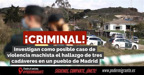 Investigan Como Posible Caso De Violencia Machista El Hallazgo De Tres