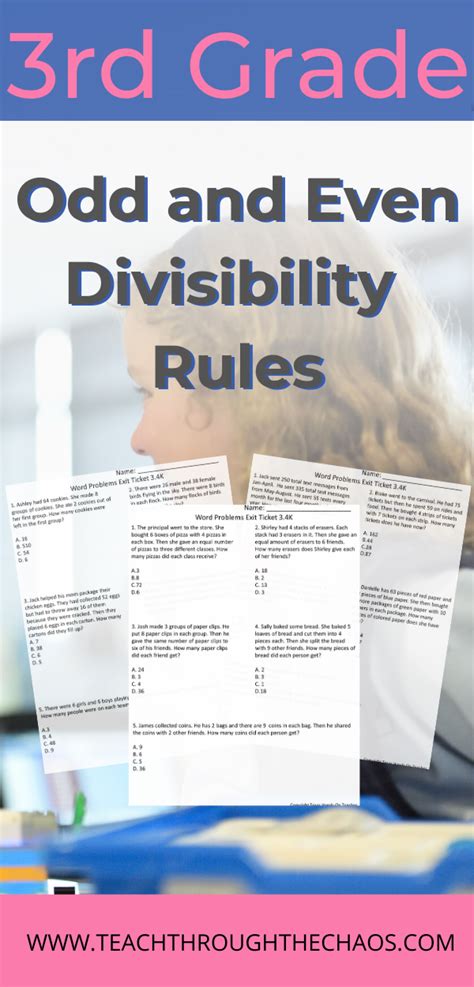 Odd And Even Relationship With Divisibility Rules Odd And Even