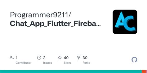 GitHub Programmer9211 Chat App Flutter Firebase