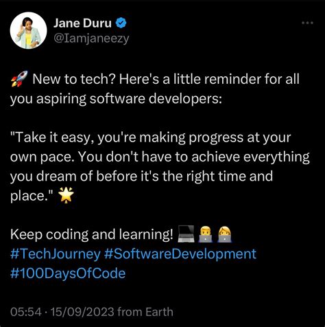 Jane Duru On Linkedin Techjourney Softwaredevelopment