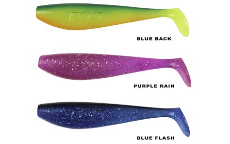 Fox Rage Zander Pro Shad Ultra Uv Pesca Luccio Perca Luccio Trota Black