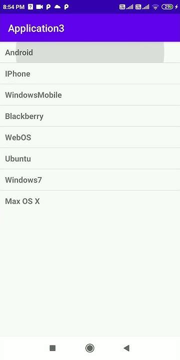 Arrayadapter Apk Deployed In Real Device Youtube