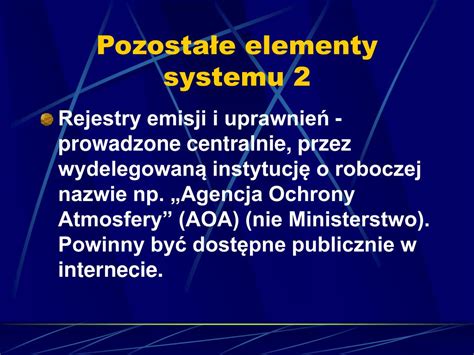 PPT Krajowy system zbywalnych uprawnień do emisji PowerPoint