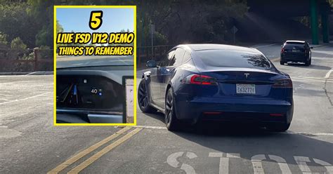 5 Cool Fsd Beta Things We Learned After Elon Musks Live V12 Demo