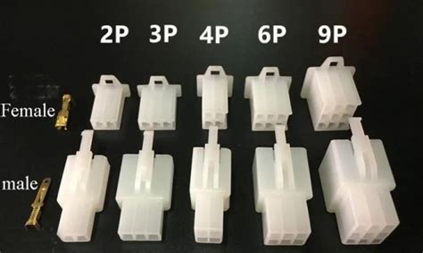 Male Female Connector At ₹ 6piece 2 Pin Male Connector In Ahmedabad