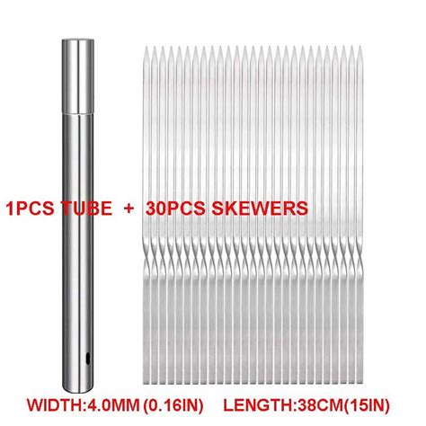 Thick Stainless Steel Flat Stick Long Stick Barrel Vicedeal
