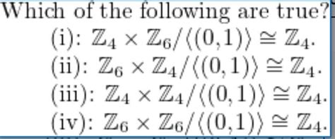 solved which of the following are true i