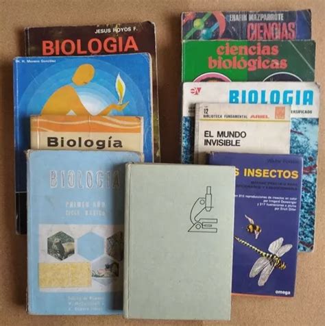 Lote Libros Biología Mercadolibre