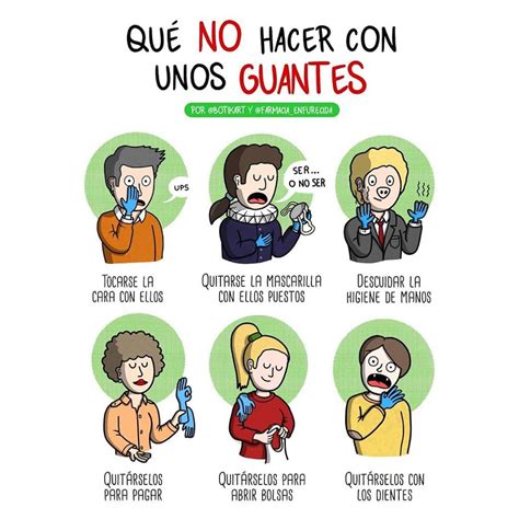 Policía Local Enguera Qué no hacer con unos guantes