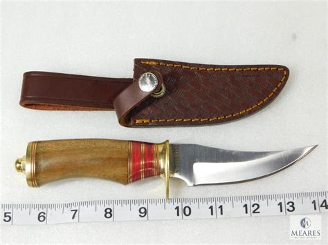 New Marbles Fixed Blade Hunter With Leather Proxibid