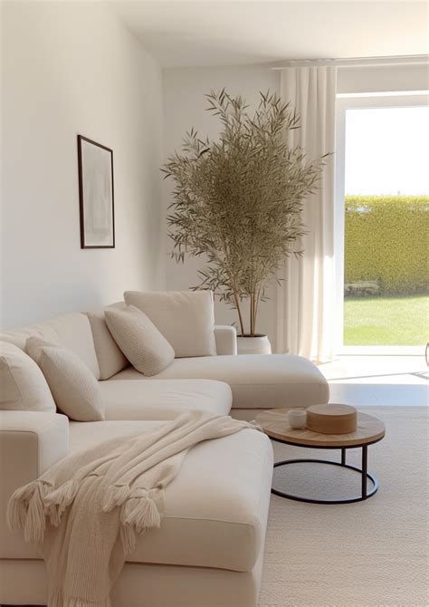 Contemporary Minimal Living Room Cozy Style