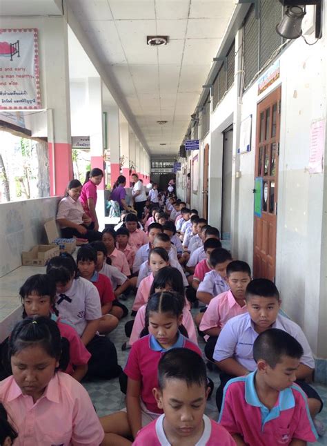 กิจกรรมนั่งสมาธิ โครงการ Mep โรงเรียนอนุบาลยโสธร