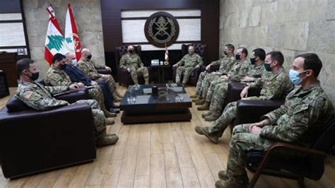 Army Chief Meets Sojtf Levant Commander Mtv Lebanon