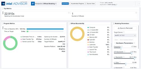 Identify Regions To Offload To Gpu With Offload Modeling