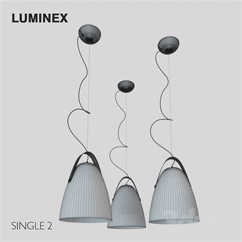 Luminex Single 2 Pendant Light 3d Model