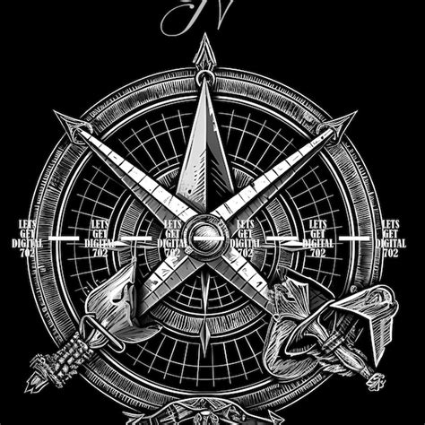 Nautical Compass Wall Decor Etsy